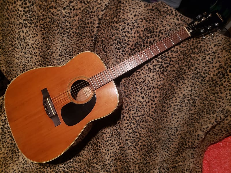 Vintage Bruno Ventura V6 Acoustic Jumbo Guitar 1970's Made in | Reverb