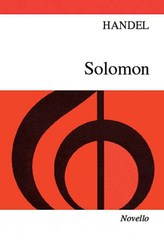Handel Solomon Vocal Score | Reverb