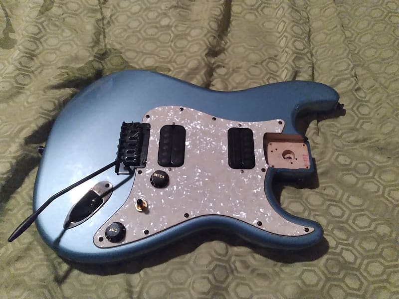 Fender Players Strat Loaded Body (Modified) 2018 Blue | Reverb