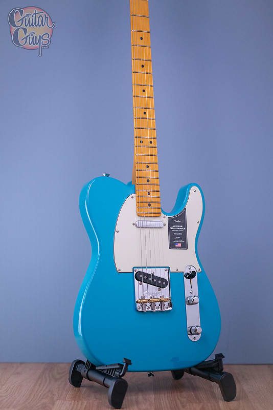 Fender American Professional II Telecaster Miami Blue | Reverb