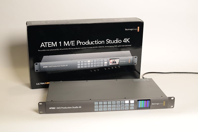 Blackmagic Design ATEM 1 M/E Production Studio 4K 2021 Gray | Reverb