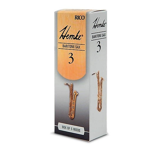 Rico Hemke Baritone Saxophone 4.0 Strength Reeds - Box of 5 | Reverb