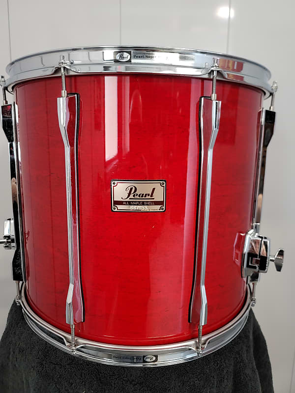 Pearl MLX 18" X 16" FLOOR TOM W/ LEGS Sequoia Red | Reverb