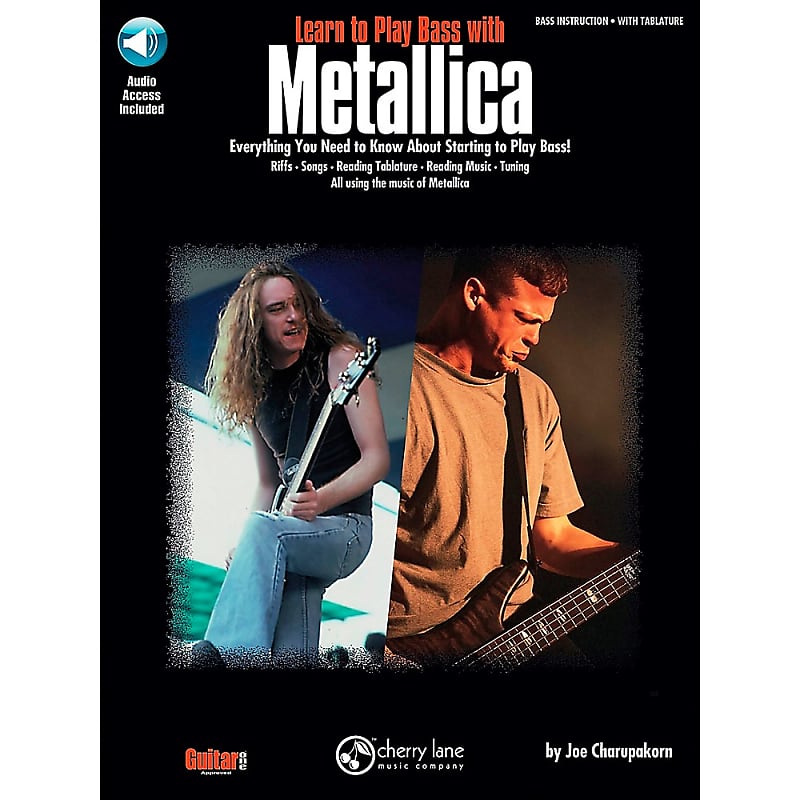 Hal Leonard Learn to Play Bass with Metallica Book/CD | Reverb