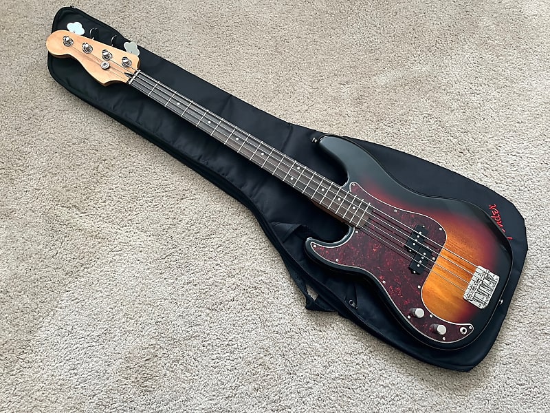 LEFT HANDED P BASS FENDER BODY & ELECTRONICS MIGHTY MITE NECK | Reverb