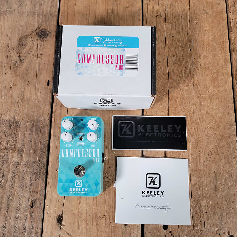 Keeley Compressor Plus with Box and Sticker 2021 | Reverb
