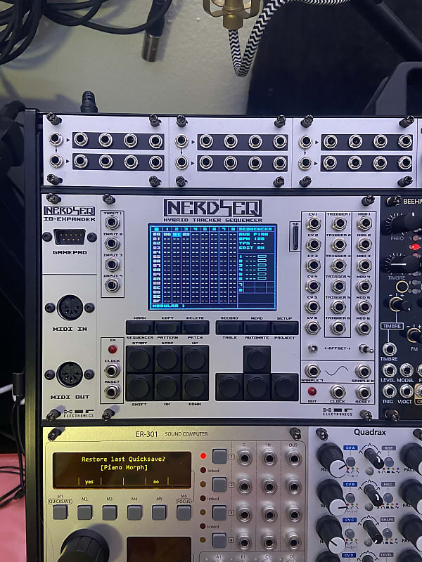 Xor Electronics NerdSeq + MIDI Expander Silver/Grey | Reverb