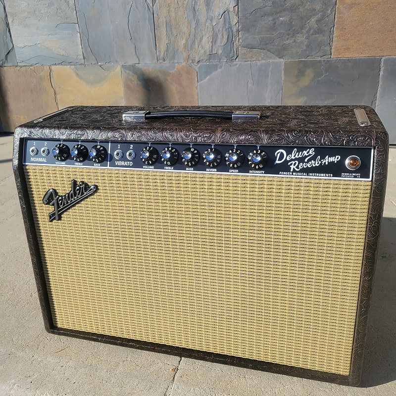 Fender '65 Deluxe Reverb FSR Western Tolex | Reverb