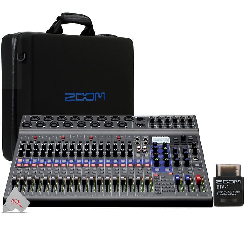 Zoom LiveTrak L-20 - 20-Input Digital Mixer & Multitrack | Reverb