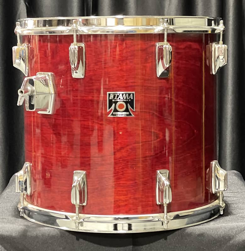 Vintage Tama Superstar 14 x 13 Rack Power Tom Drum in Cherry | Reverb