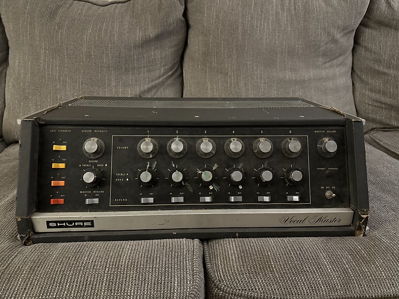 Vintage Shure Vocal Master PA Mixer | Reverb