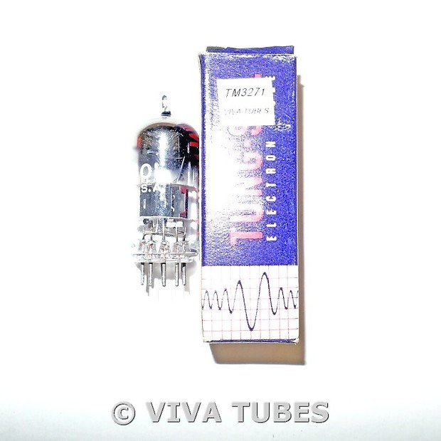 NOS NIB Tung-Sol USA 6BZ7 = 6BS8 6BQ7 Black Plate Top O Get | Reverb