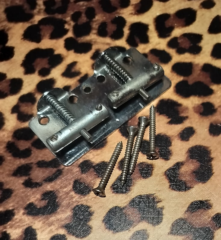 Vintage Fender Tele Bass Bridge | Reverb