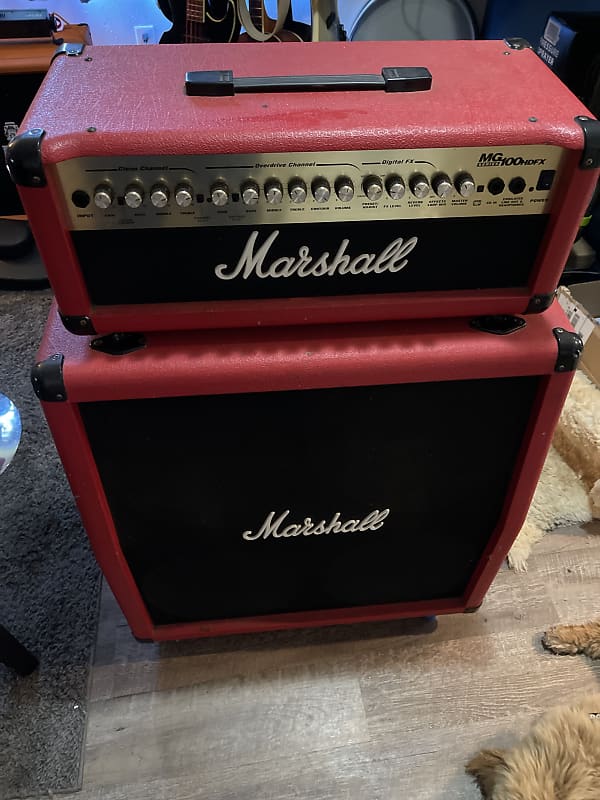 Marshall Half Stack 0000 Red | Reverb