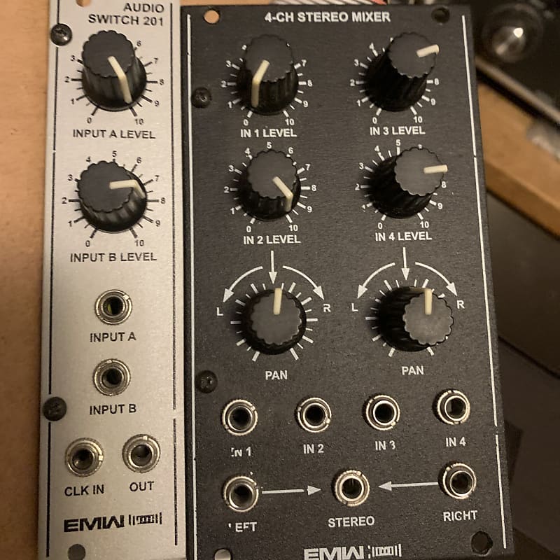 EML 200 synthesizer clones EMW 201 Audio Switch AND EMW | Reverb