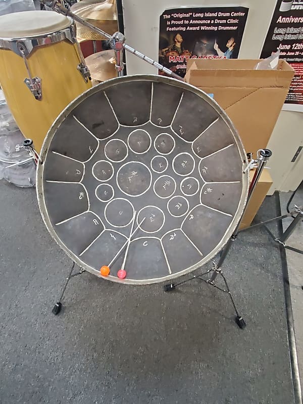 Steel Pan tenor steel pan 22"/stds 2018 - Black | Reverb UK