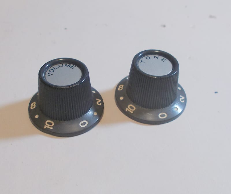 (2) Teisco Kawai Original 1960's Vintage Volume & Tone Knobs | Reverb