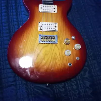 Memphis Double Cut Late 1970s/ Early 1980s Cherry Sunburst | Reverb