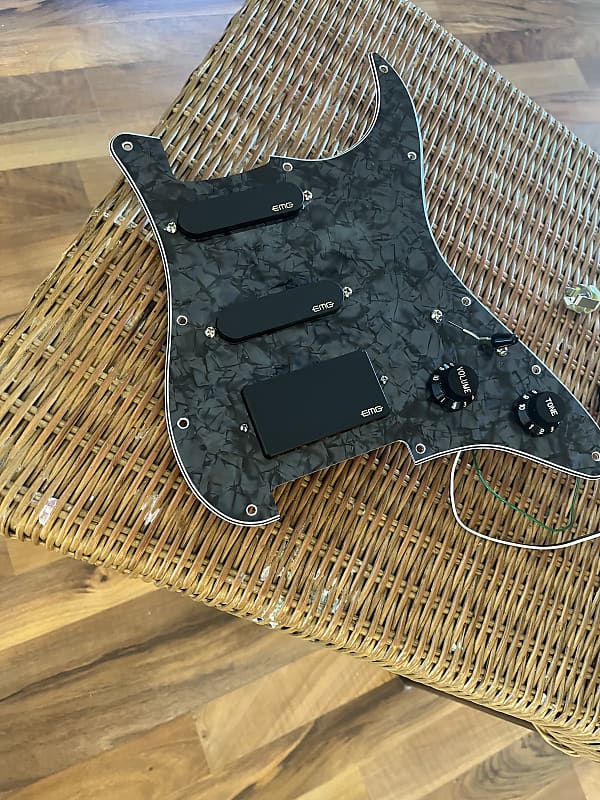 EMG SL20 Steve Lukather HSS Prewired Loaded Pickguard | Reverb