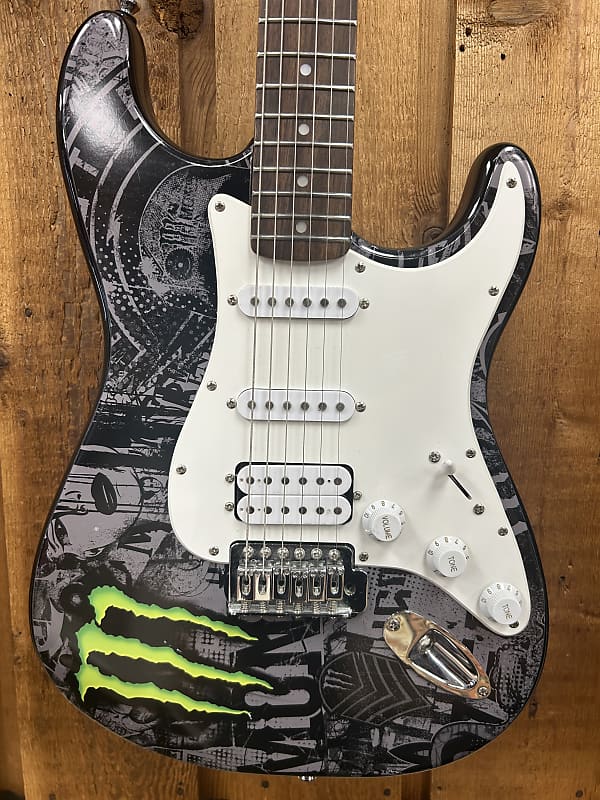 Squire Monster Energy Bullet Stratocaster HSS - Pre Owned | Reverb