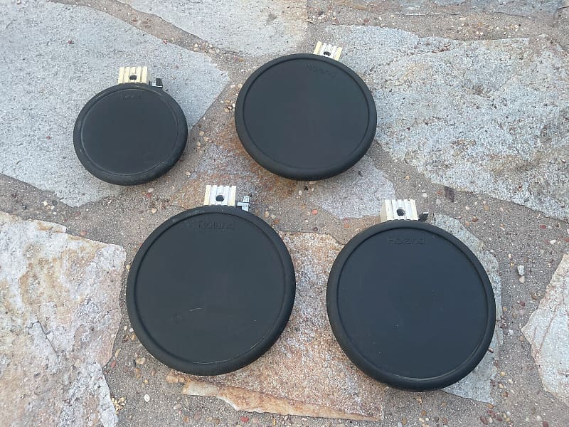 3x PACK Roland PD-9 electronic drum tom cymbal pad pd9 Dual | Reverb