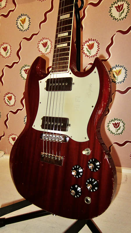 Hofner Hi Fi SG Copy Circa 1969 - Red | Reverb
