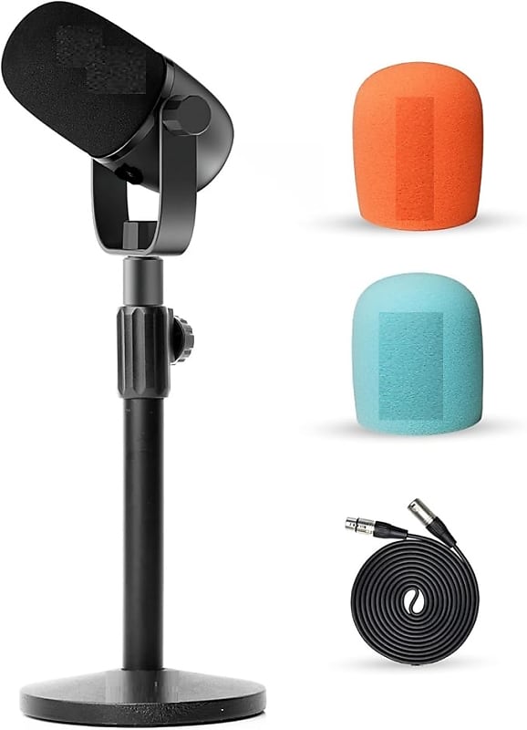 Podcast Microphone Kit with CastMic Dynamic XLR Microphone | Reverb