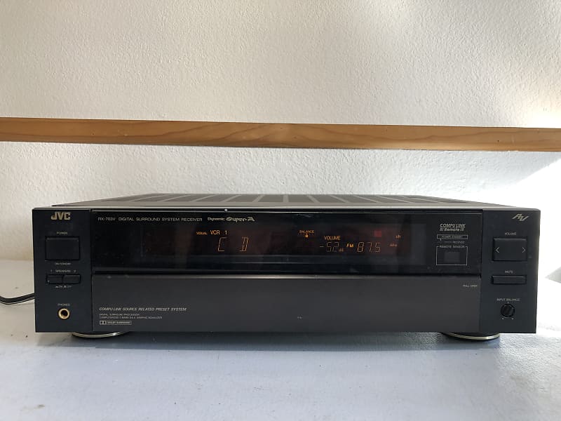 JVC RX-703VBK Receiver HiFi Stereo Vintage Phono 5.1 Channel | Reverb