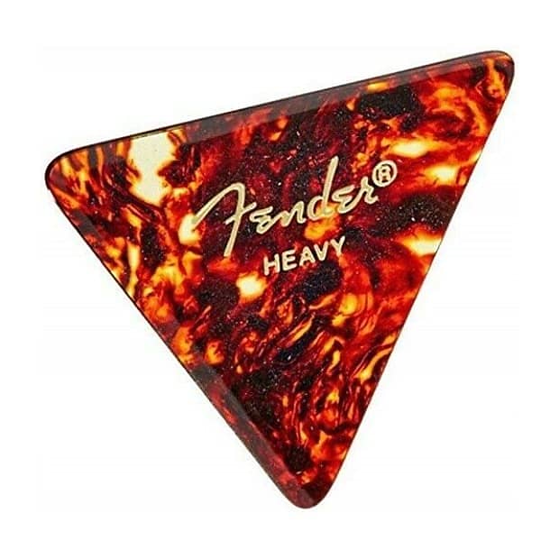 Fender 355 Sharp Triangle Shell Guitar Picks - 12-Pack - | Reverb