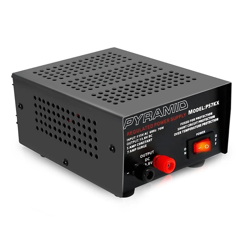 Pyramid Universal Compact Bench Power Supply - 5 Amp Linear | Reverb