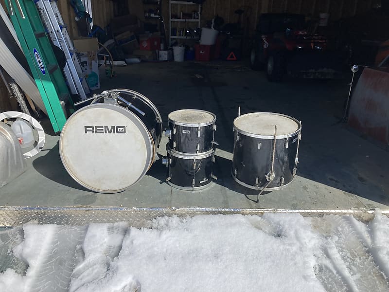 Remo PTS 1970's? - Cracked Black Acousticon with rust | Reverb