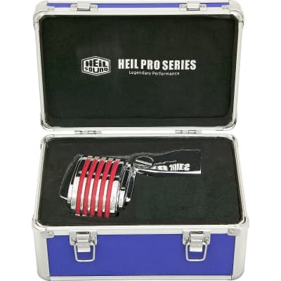 Heil The Fin Deco-Style Dynamic Mic w/ Red LEDs | Reverb