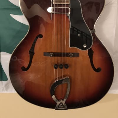 Guild A-150 custom pickguard 5 ply black | Reverb