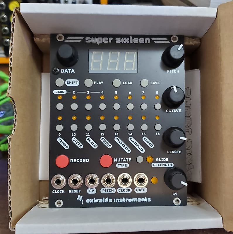 Extralife Instruments Super Sixteen Sequencer - Black | Reverb