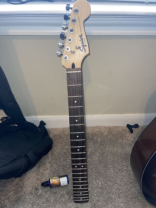 Squier Stratocaster Neck (fully loaded) 2020 Squier Bullet | Reverb