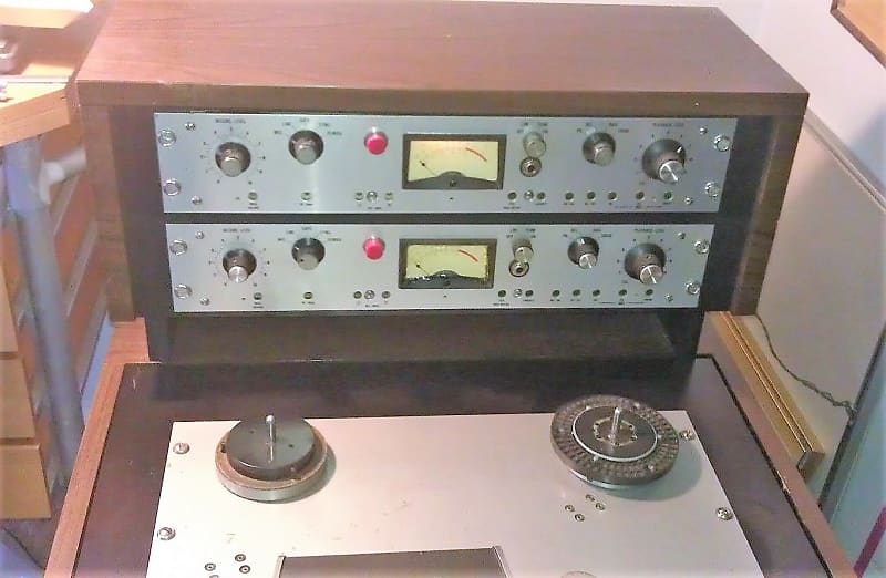 SCULLY 280 - 1/4" 2 Track in Russ Lang Roll Cabinet Germanium | Reverb