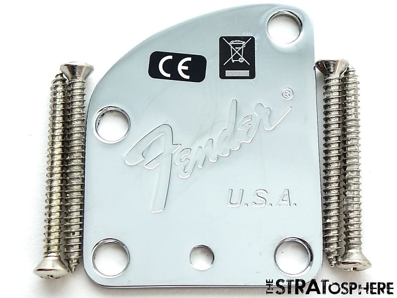 USA Fender JEFF BECK Strat NECK PLATE Guitar Contour | Reverb Canada