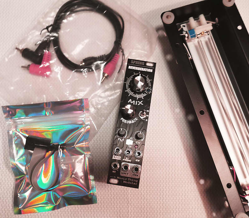 Spring Reverb MKII - Music Thing Modular (with tank) | 6HP | Reverb
