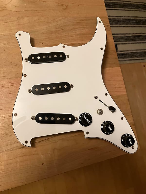 Loaded Pickguard from 1986 Fender Contemporary MIJ Strat | Reverb