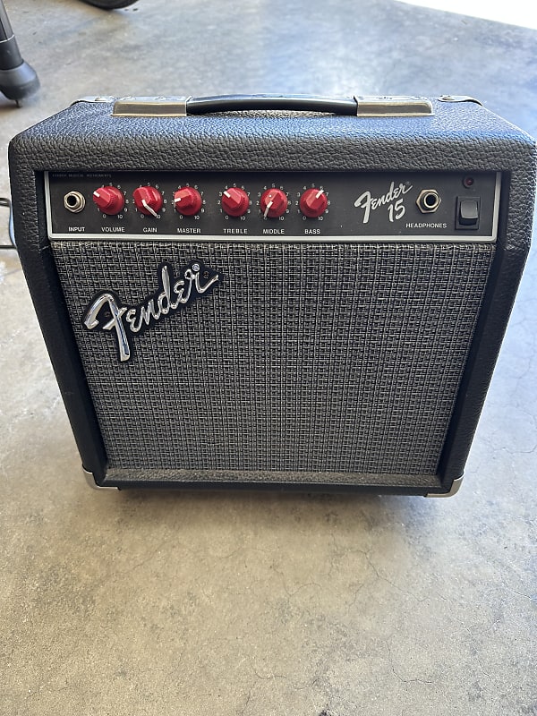 Fender 15 Red Knob 15 Watt Amp | Reverb