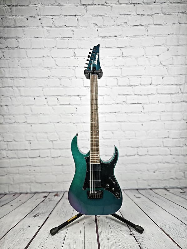 Ibanez Axion Label RG631ALF BCM 6 String Electric Guitar Blue | Reverb