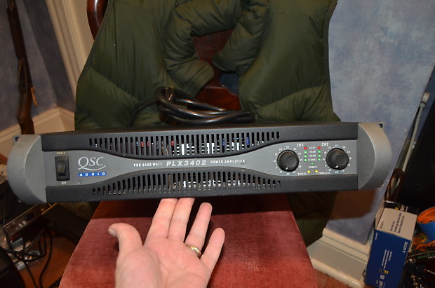 QSC plx 3402 power amp Black/Silver | Reverb UK