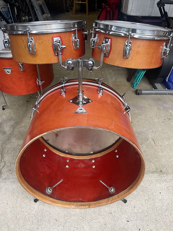 Ludwig Standard S-340 nesting kit 68-71 - Red Mist | Reverb