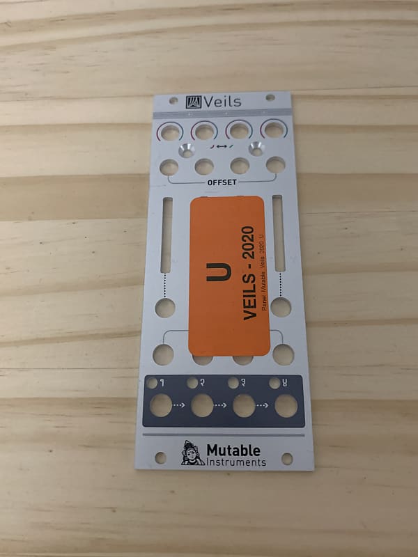 Mutable Instruments Veils Panel- Aluminum | Reverb