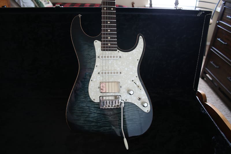 Tom Anderson Drop Top Classic (Shorty) Arctic Blue Burst with | Reverb