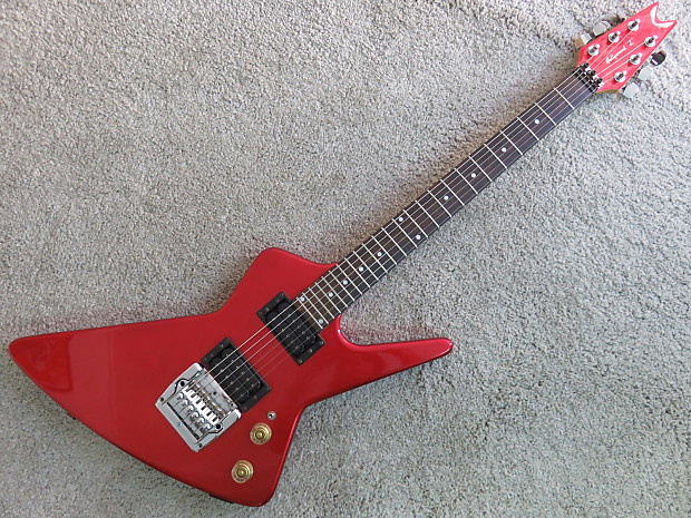 Vintage 1980's Dean Hollywood Z Electric Explorer Guitar | Reverb
