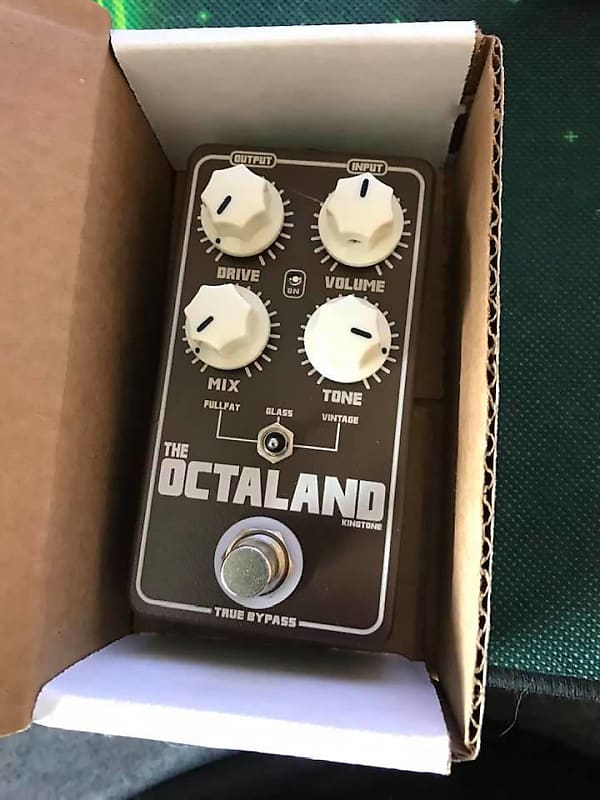 King Tone Guitar The Octaland Mini 2019 Brown/White | Reverb UK