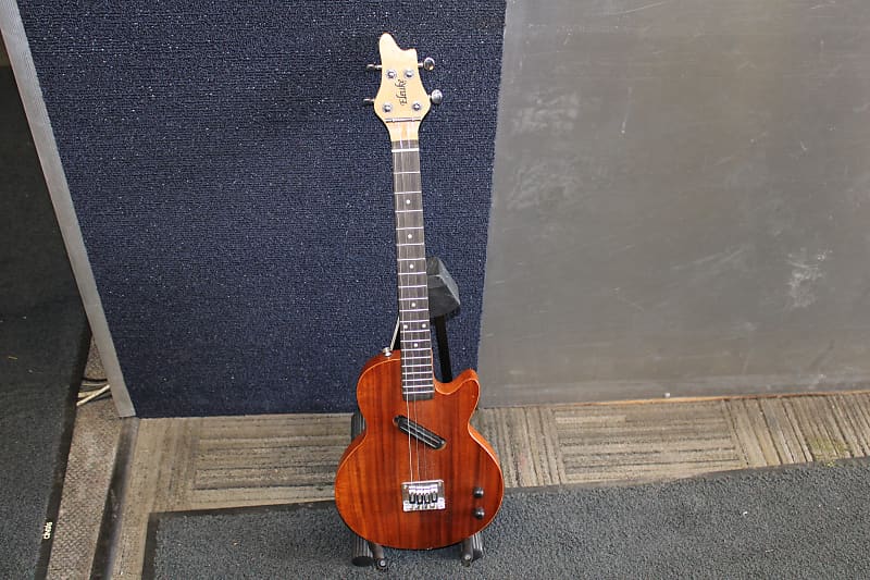 Eleuke LP Body Shape Baritone Electric Ukulele | Reverb