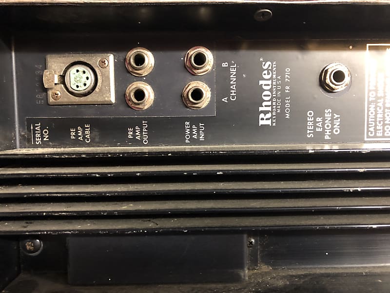 Fender Rhodes 1973 "amp only" | Reverb