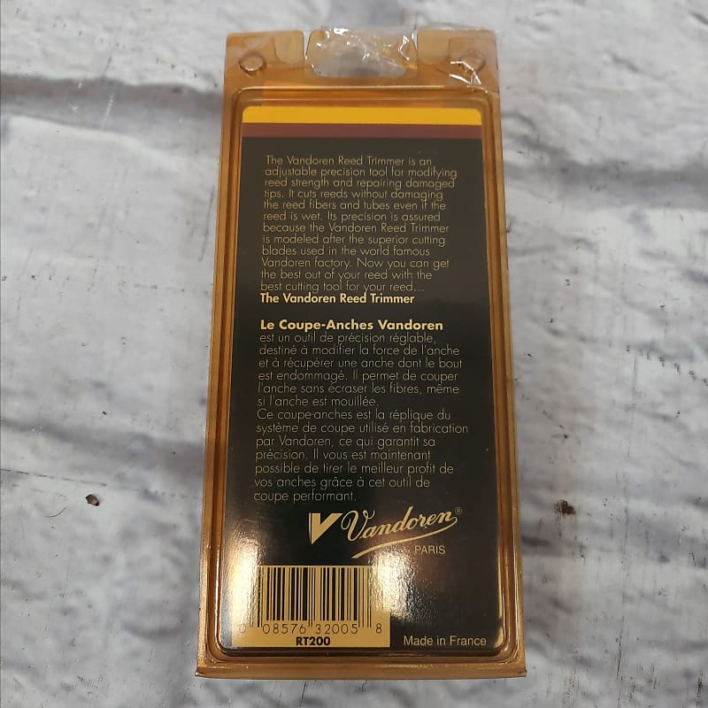 VanDoren RT200 Reed Trimmer for Alto Sax/Alto Clarinet | Reverb